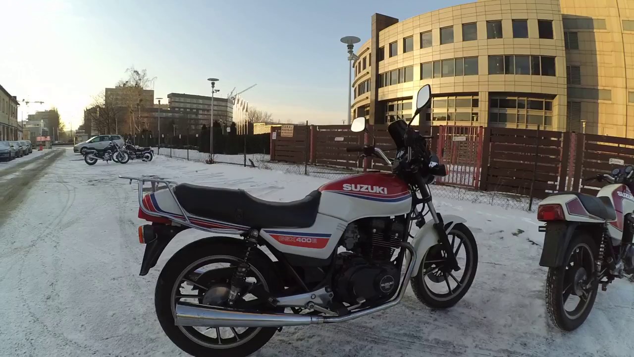 1984 SUZUKI gsx 400f vs 1986 GSX 400e ONESTO motocykle Warszawa - YouTube