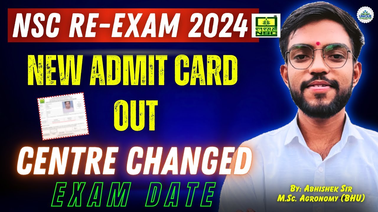 NSC 2024 Re-Exam Admit Card OUT🔥 | New Exam Date & Centre Details | By ...