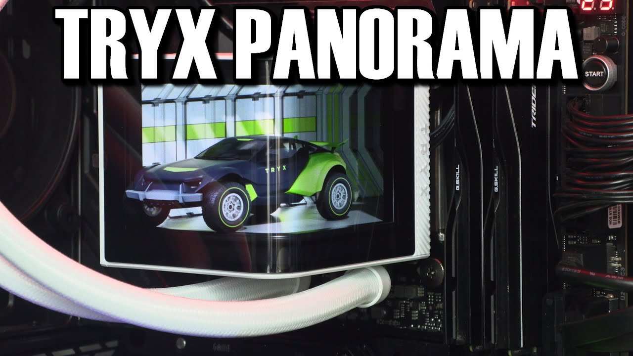 Brand New Perpective AIO - TRYX Panorama CPU Cooler - YouTube