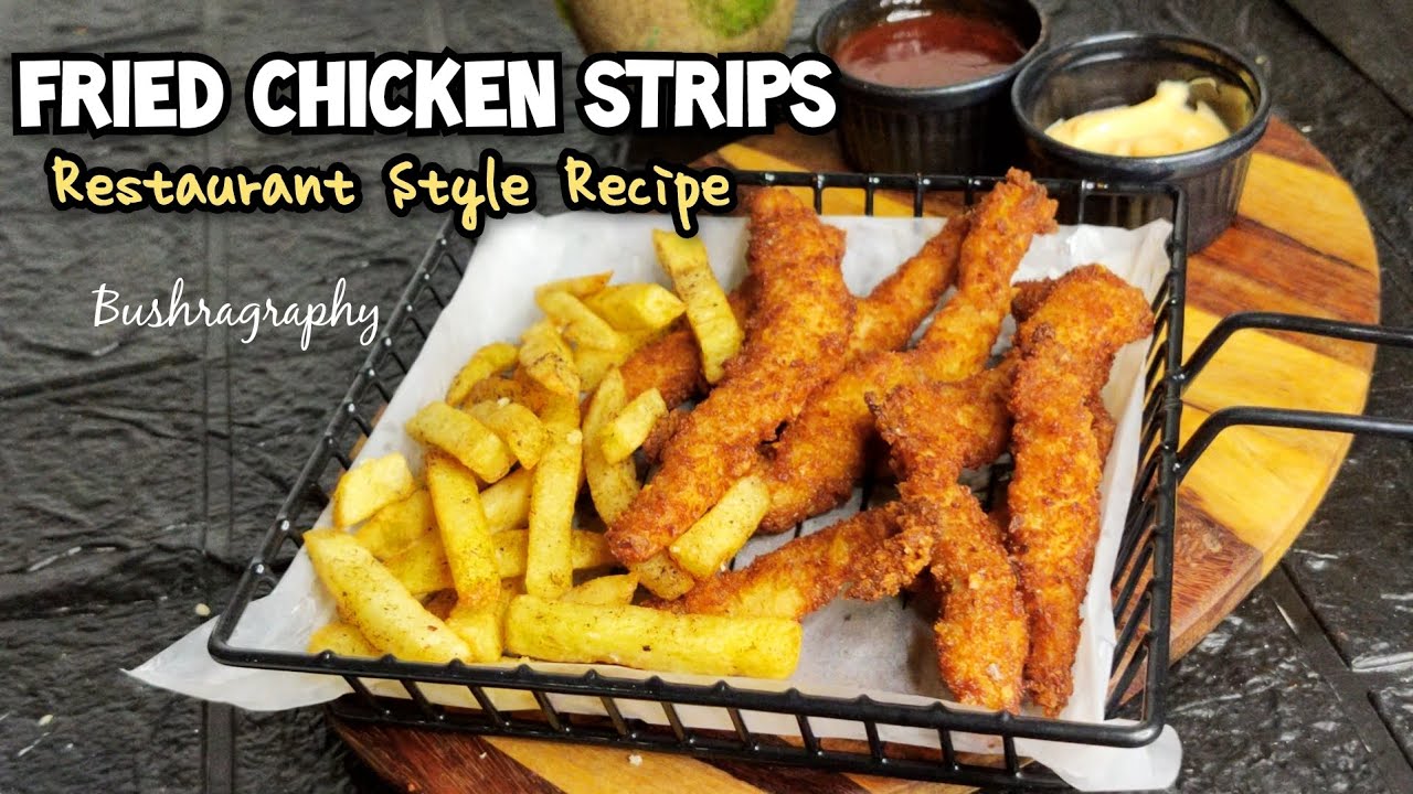 Chicken Strips Recipe | Fried Chicken Strips Recips | Crispy Chicken ...