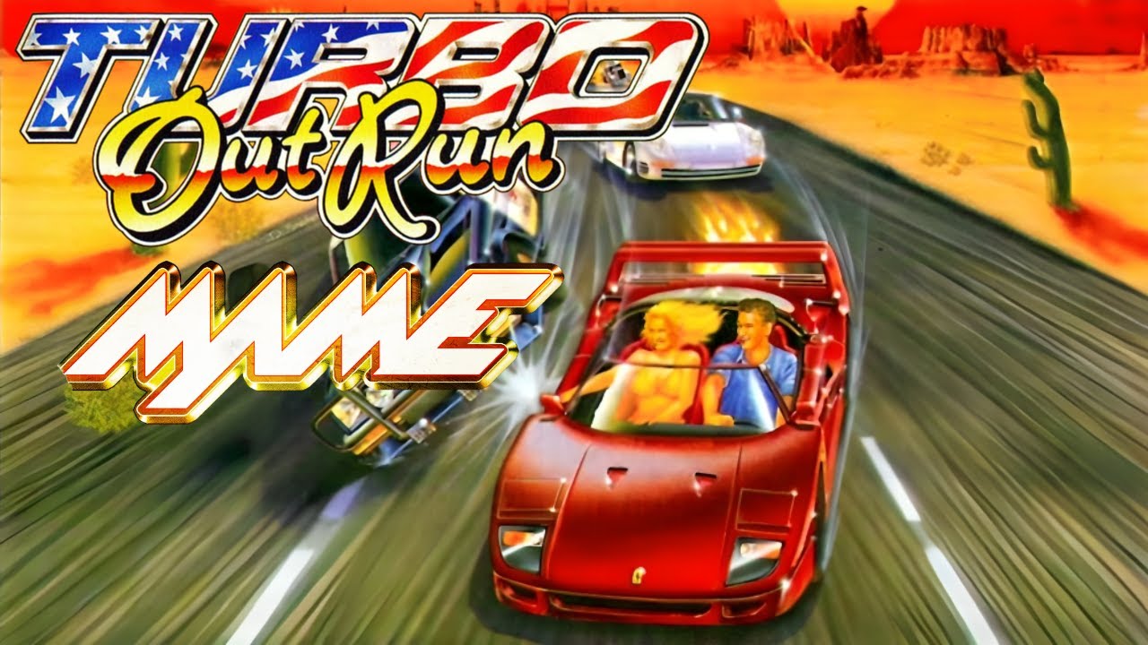 TURBO OUTRUN On MAME - A Worthy Follow-Up? - YouTube