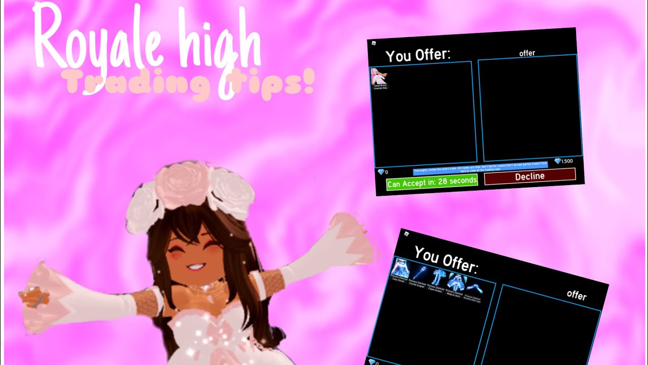 Royale High Trading Tips For Starters! | First Video! - YouTube