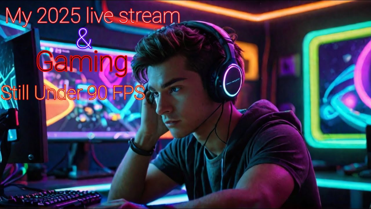 My 2025 live stream &Gaming Setup- Still Under 90 FPS! - YouTube