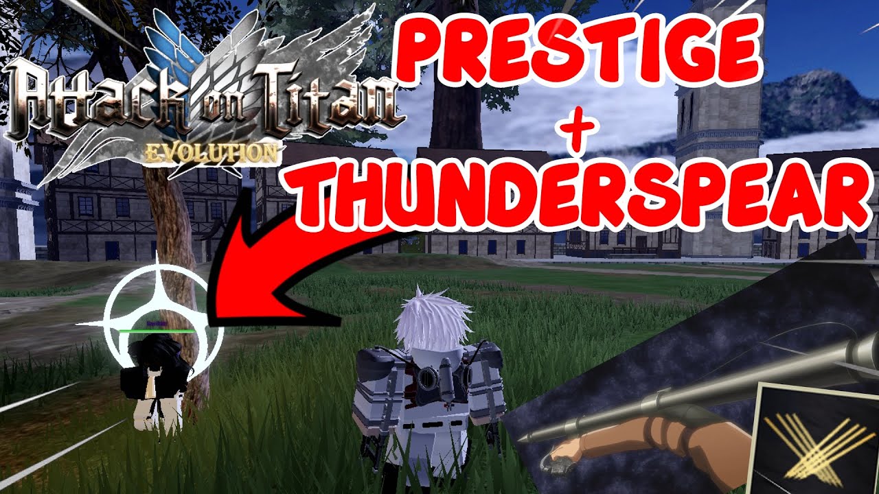 HOW TO PRESTIGE AND GET THUNDERSPEARS IN AOT EVOLUTION - YouTube