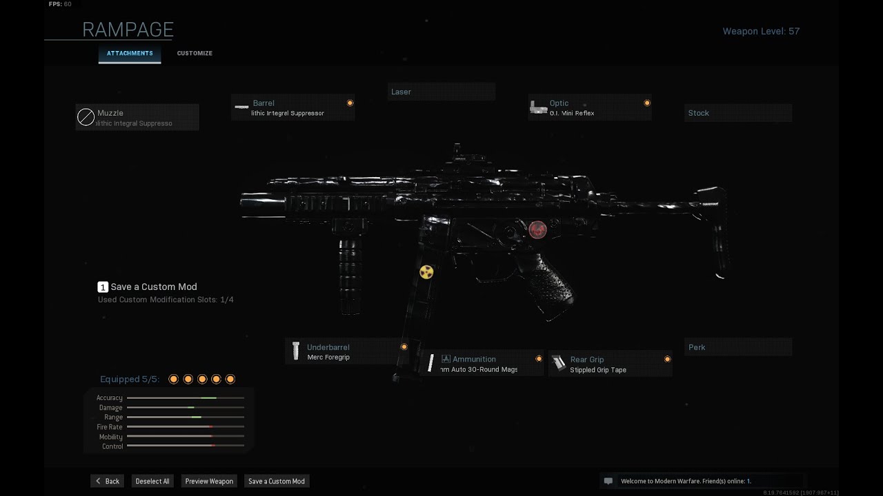 NEW OBSIDIAN SKIN ON MP5 (PC) COD MW - YouTube