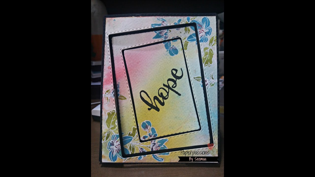 Reverse triple layer card - YouTube