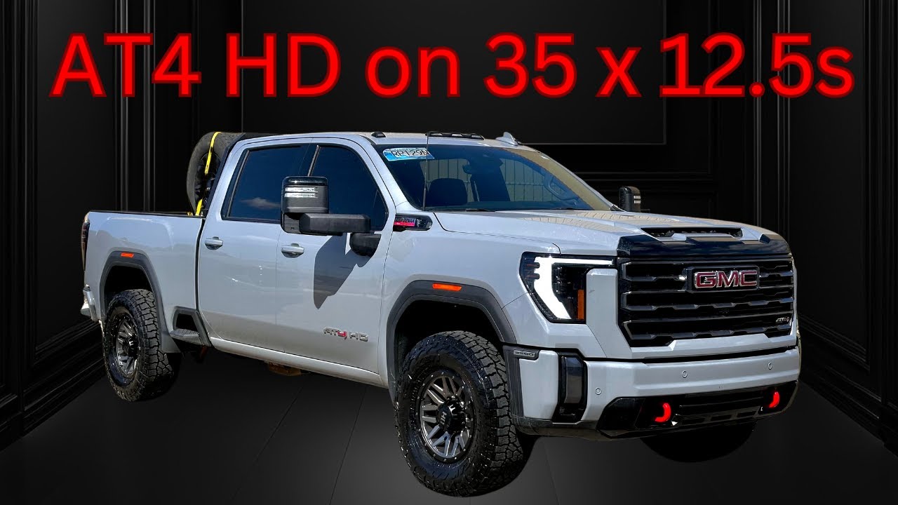 Will 35 x 12.5 Tires Fit a Stock AT4 HD 3500? And Other Mods - YouTube