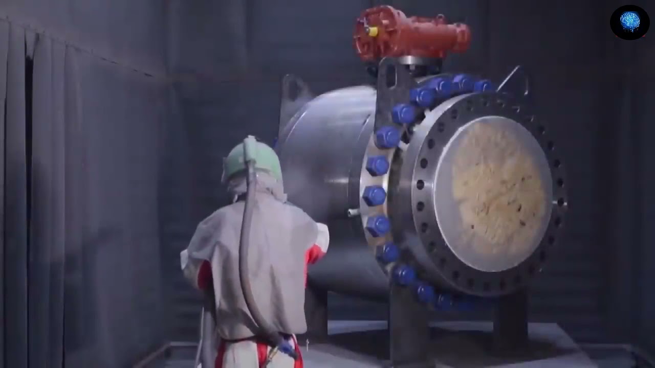 The process of manufacturing giant industrial valves by casting method ...