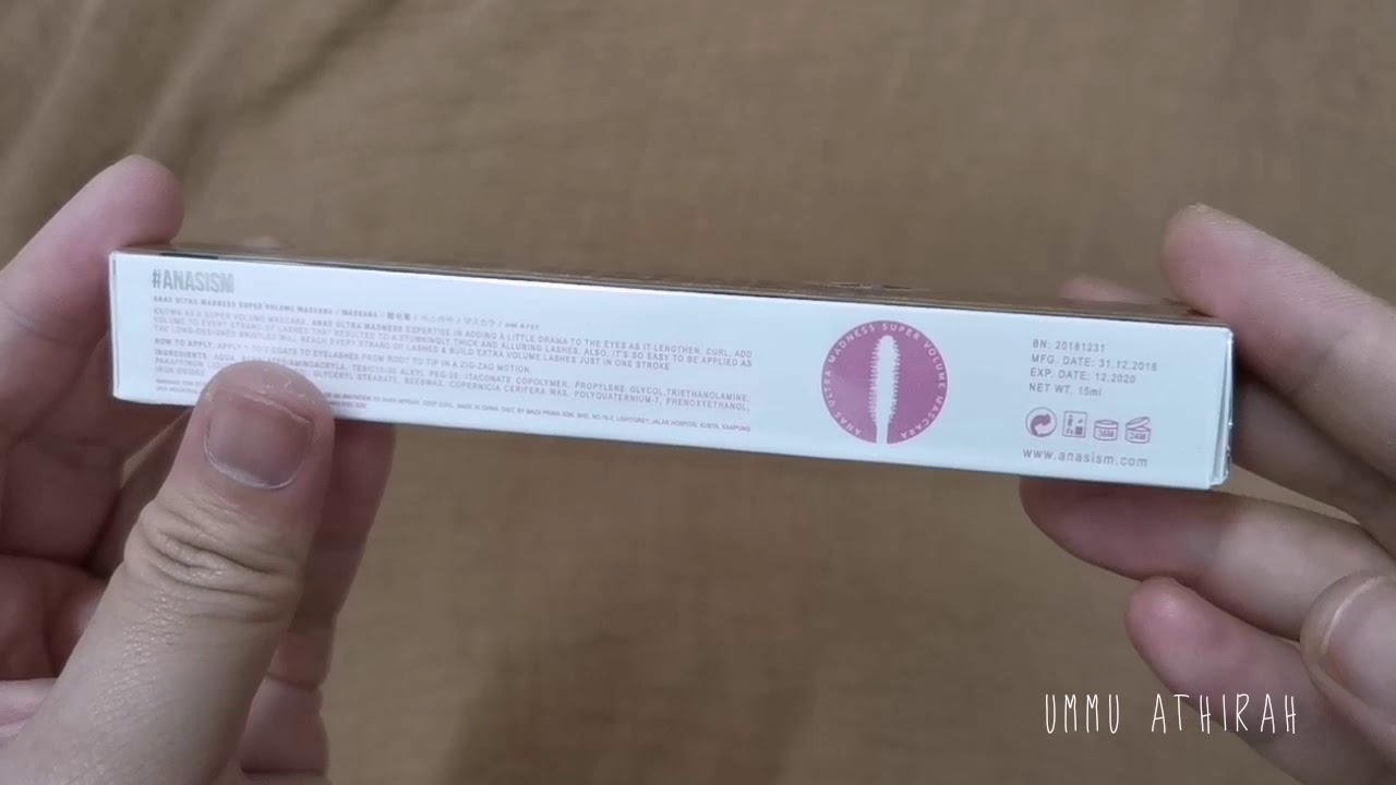 Unboxing ANAS Mascara #ANASICM - YouTube