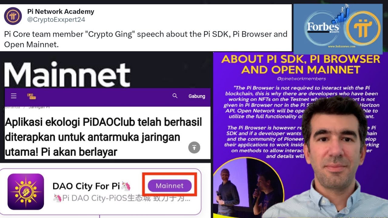 Pi Network Pidato Anggota PI CORE" TENTANG PI SDK, PI BROWSER, & OPEN ...