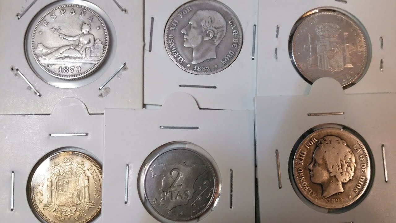 Las Monedas de 2 pesetas. Inicio y Evolución. - YouTube