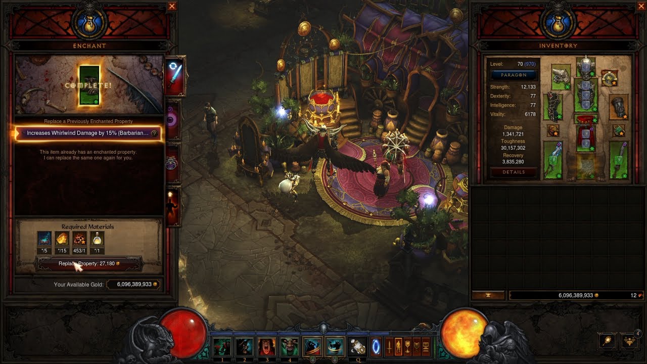 Diablo 3 gameplay E12 Enchanting gear and Greater rift runs Barbarian ...