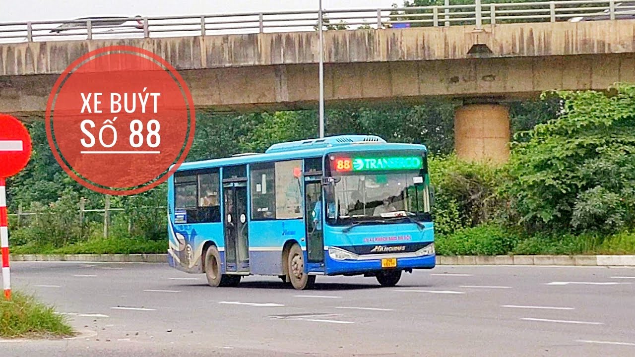 Xe buýt số 88 ( Qua Đại lộ Thăng Long) - YouTube