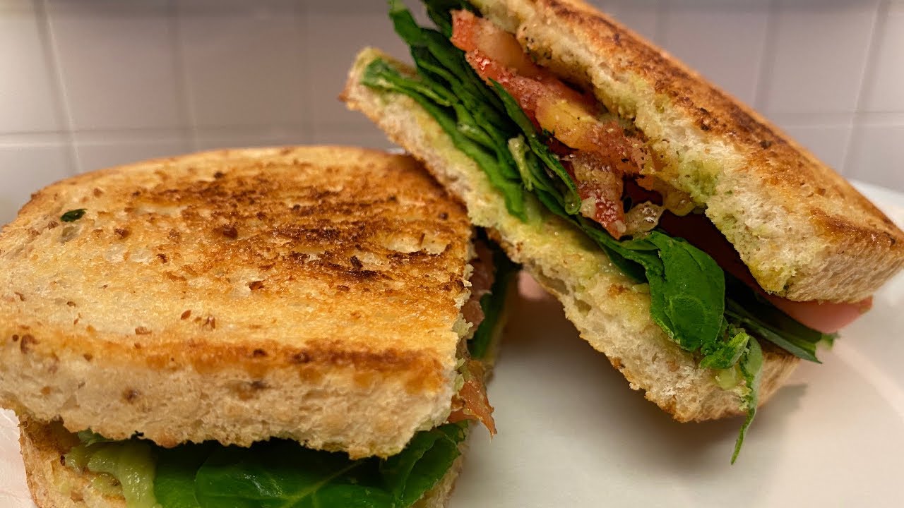 Eating A Grilled Sandwich (Eating Sounds) #ASMR - YouTube