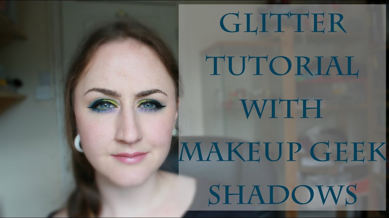 Glitter Tutorial With Makeup Geek Shadows - YouTube