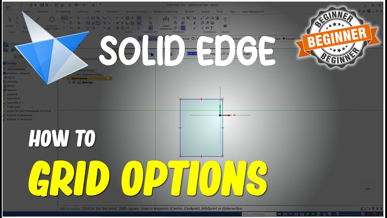 Solid Edge How To Grid Options YouTube solid-edge-how-to-grid-options-youtube