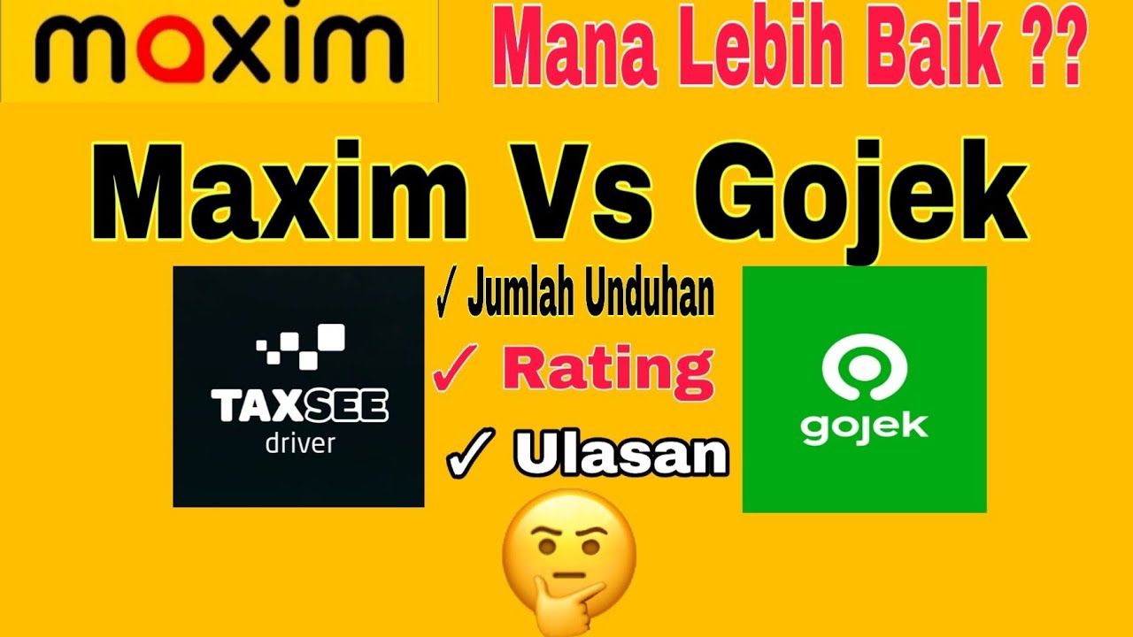 Maxim Vs Gojek || Maxim Driver vs Gojek Driver ~ Ojek Online 2022 - YouTube