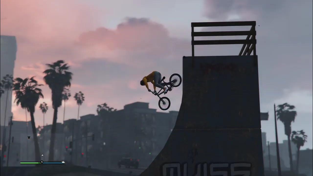 Grand Theft Auto 5 BMX Bike Ride - YouTube