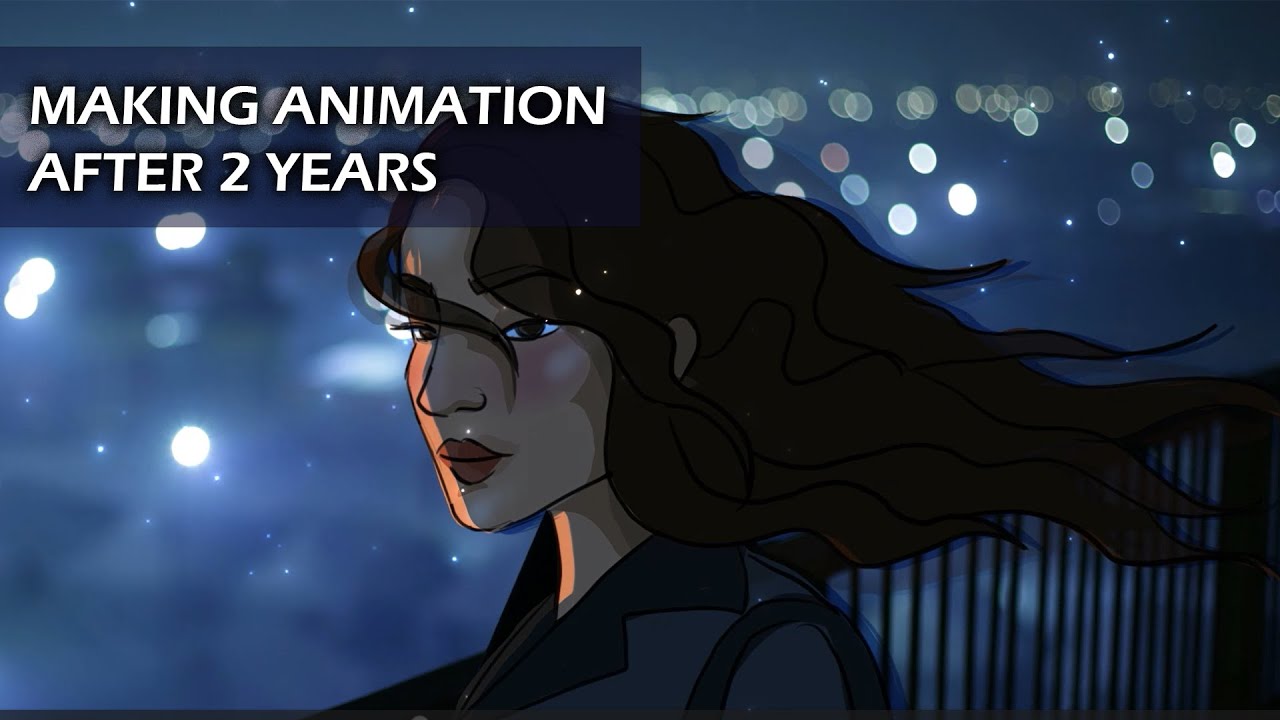 I Tried making 2d animation for 1st time 😍😯 l Cinematic journey # ...