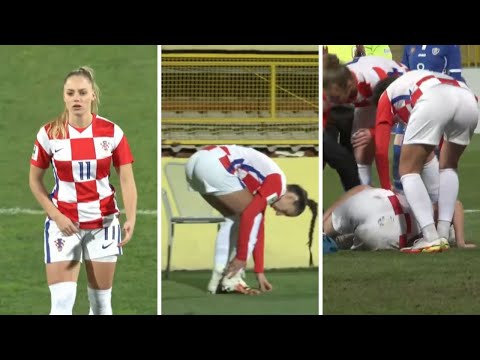 Thong show Croatia (W) vs Moldova (W) Women's World Cup qualifiers 2023 HD