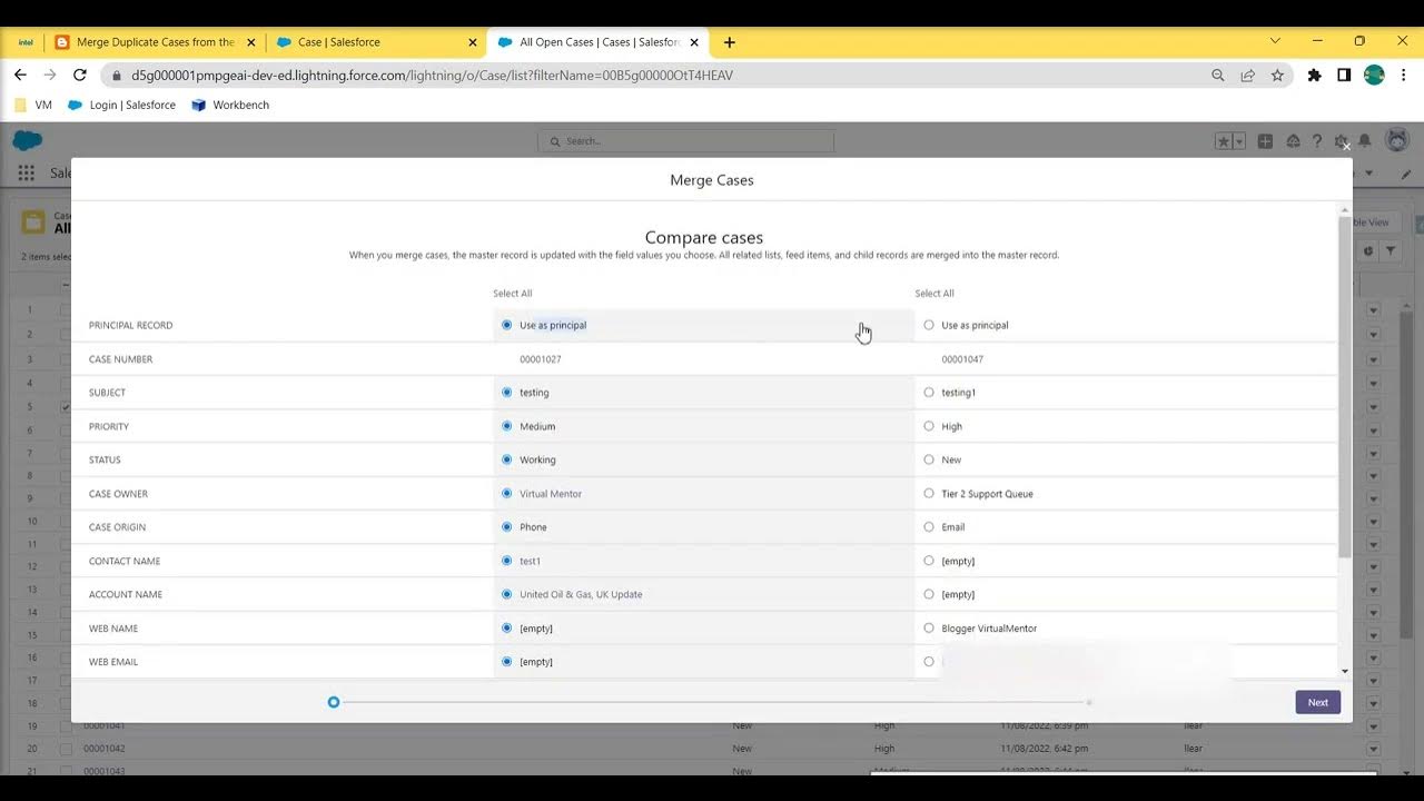 Merge Duplicate Cases from the Cases List View #inSalesforce - YouTube
