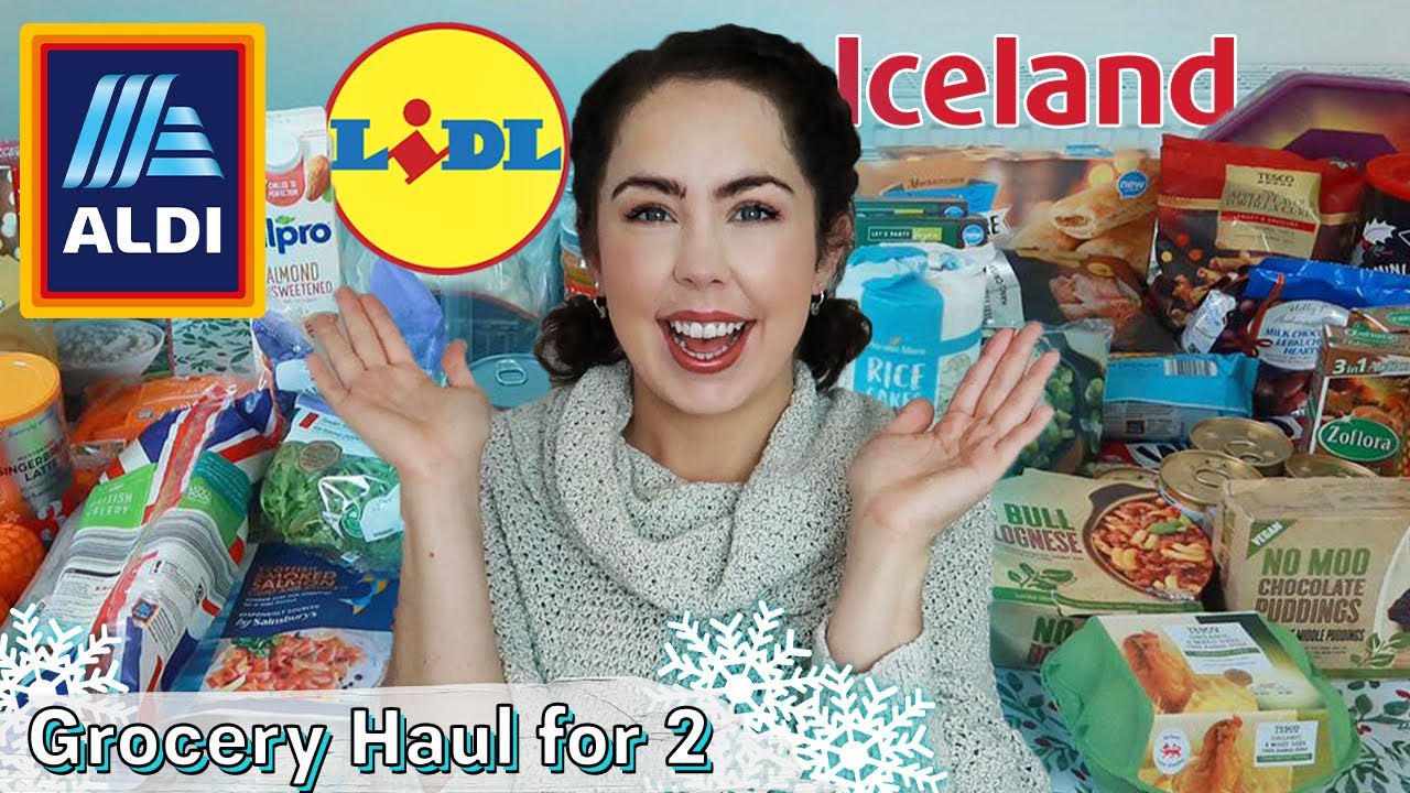 Huge Grocery Haul And Meal Plan December 2019 Aldi Uk Food Haul What