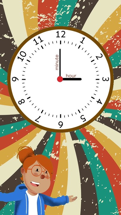 Read a Clock | Clock Hands | Freya's Fun Learning - YouTube