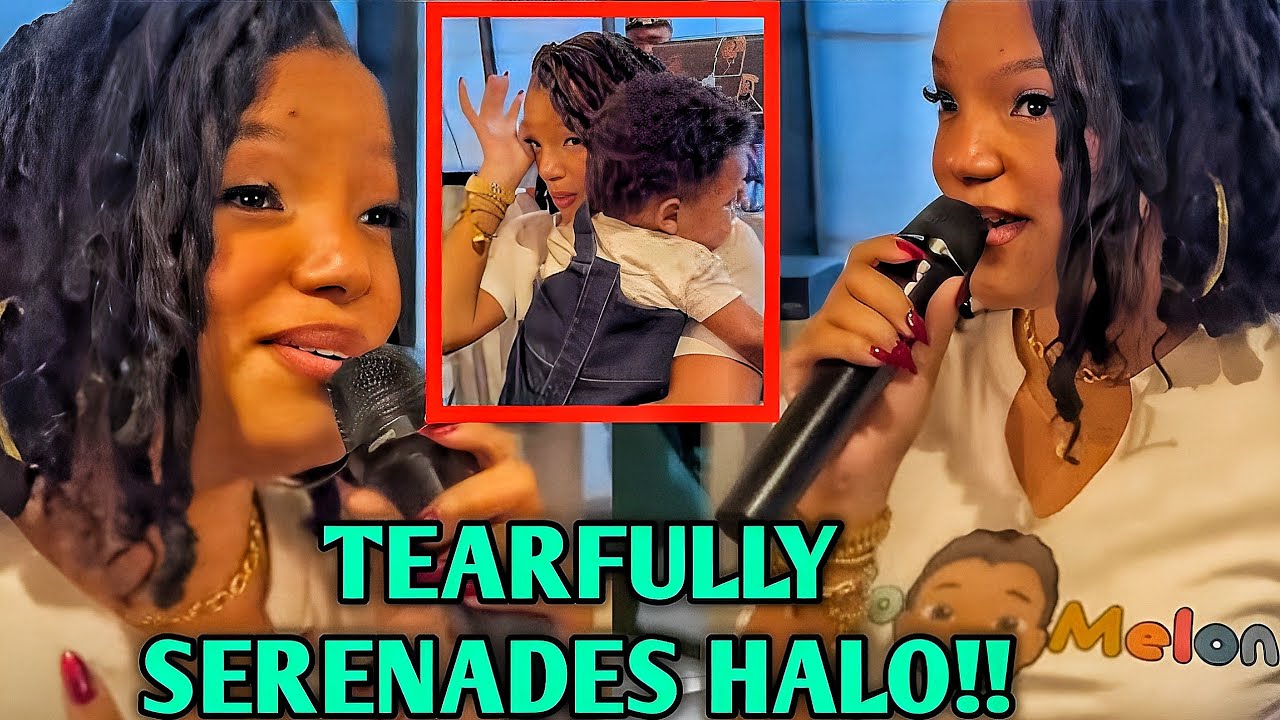 Halle Bailey Burst Into Tears As She SERENADED Her Son Halo On His 1st ...