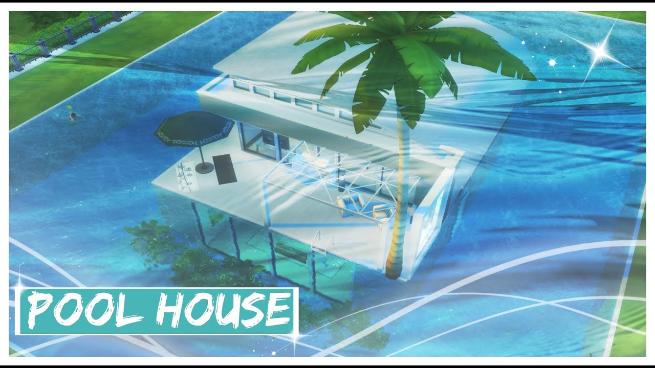 The sims 4 Speedbuild - Pool house - YouTube