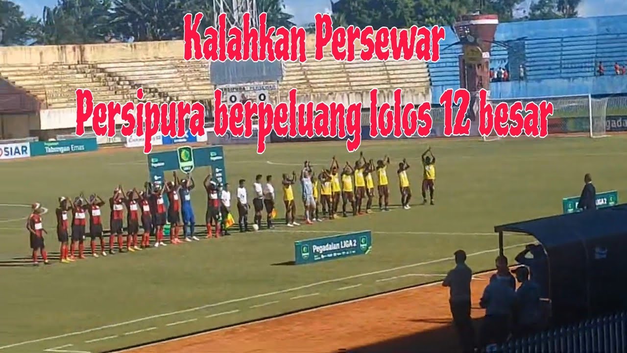 Live Persipura vs Persewar Waropen | happy ending - YouTube