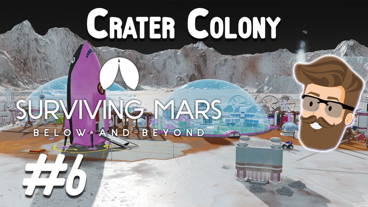 The Cold Darkness (Crater Colony Part 6) - Surviving Mars Below & Beyond Gameplay - YouTube