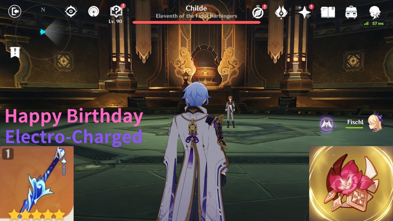 Ayato Electro-Charged vs Childe | Happy Birthday Ayato | Genshin Impact ...