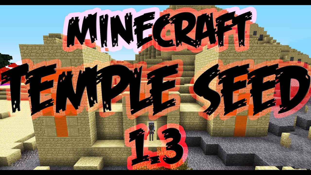 Minecraft Temple Seed with TNT in the Temple! - YouTube