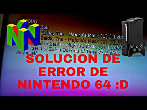 Solucion de Error de Nintendo 64 en xbox 360 placas corona - YouTube