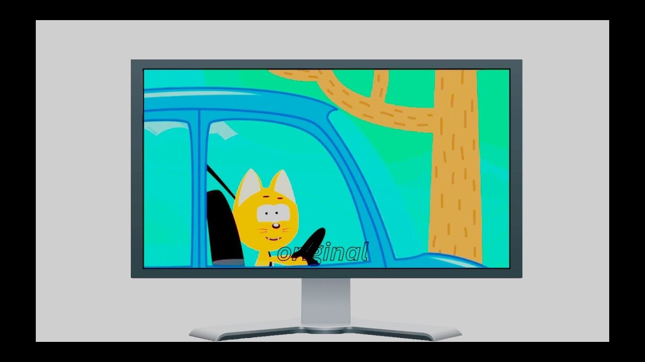 kote kitty driving a car effects (riding riding a car) - YouTube