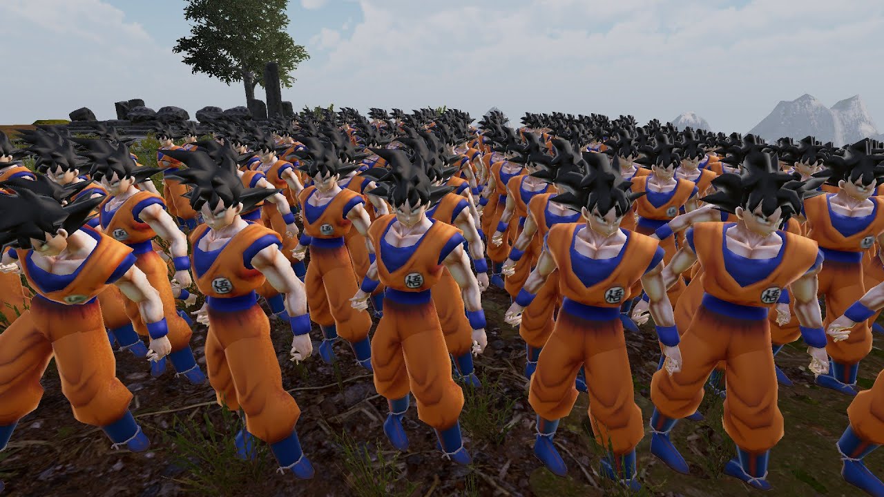 400 Goku's vs 2 Million Goblin Warriors Ultimate Epic Battle Simulator 2 - YouTube