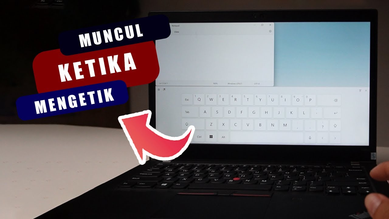 Cara Munculkan Keyboard Layar Sentuh Secara Otomatis Saat Mengetik di ...
