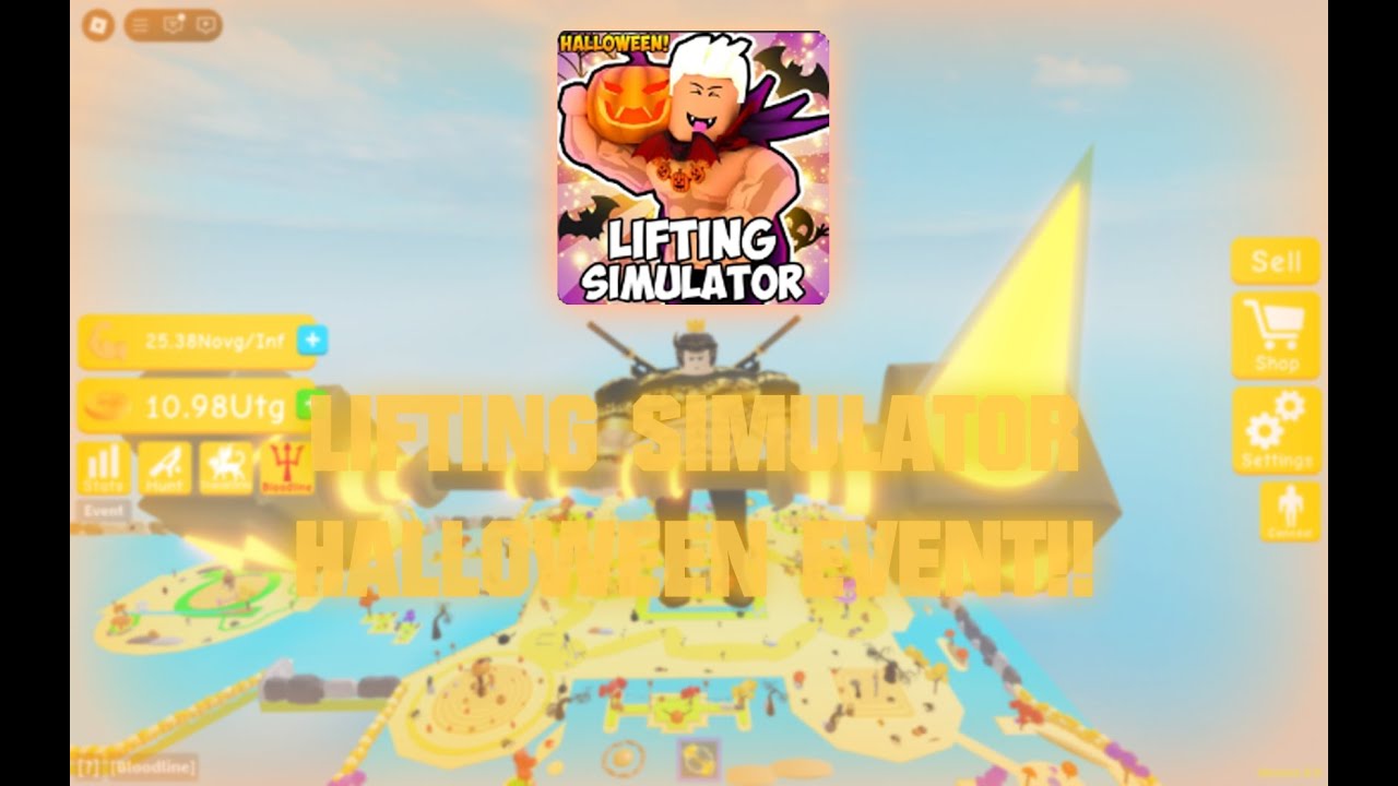 🎃Halloween🎃 Event in Lifting Simulator!! - YouTube