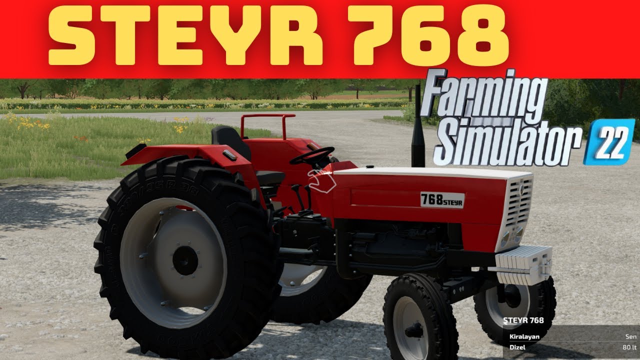 STEYR 768!FARMİNG SİMULATOR 22 - YouTube
