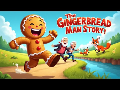 The Gingerbread Man | Full Story | Animated Fairy Tales For Children ...