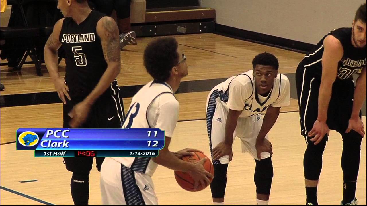 Men's Basketball PCC vs Clark College - YouTube