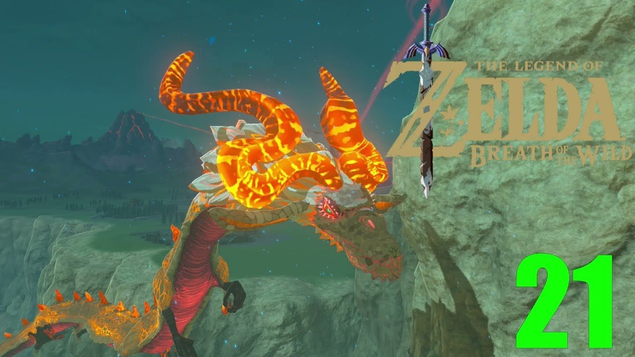Dinraal The Red Dragon!!! The Legends of Zelda Breath of the Wild ...