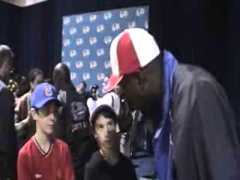 and dunktv.com support with the hoops for the homeless 2004 - YouTube