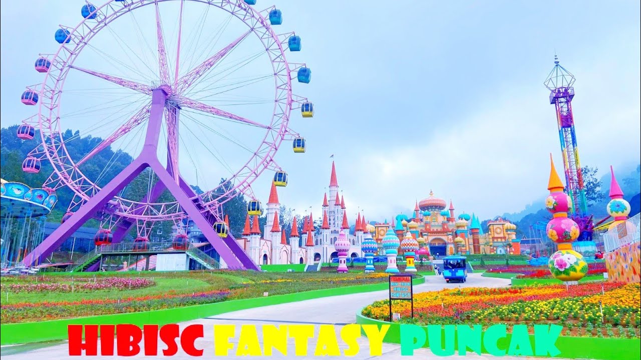WOW WISATA BARU | WISATA VIRAL | DUFANNYA PUNCAK | HIBISC FANTASY ...