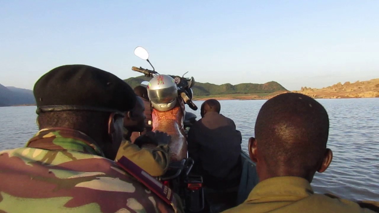 Crossing Lake Turkwel - YouTube