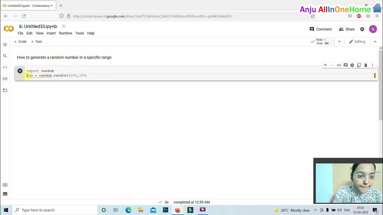 Generate Random Numbers within a Given Range in Python, Print a List of ...