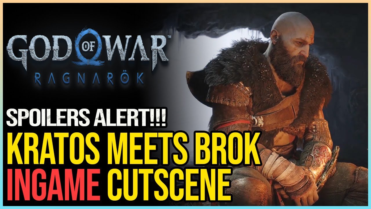 Brok Surprised How Tall Atreus Has Grown God of War Ragnarok Scene ...