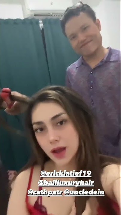 CELINE EVANGELISTA ♥️ MALAM - MALAM SERVIS RAMBUT - YouTube