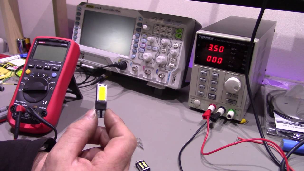 501 LED Side light bulbs - YouTube