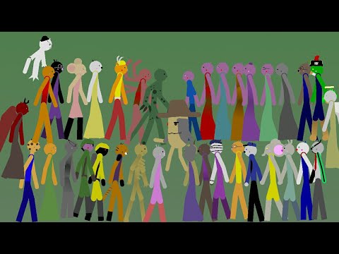 Piggy All Jumpscares and Death Scenes in Stickman